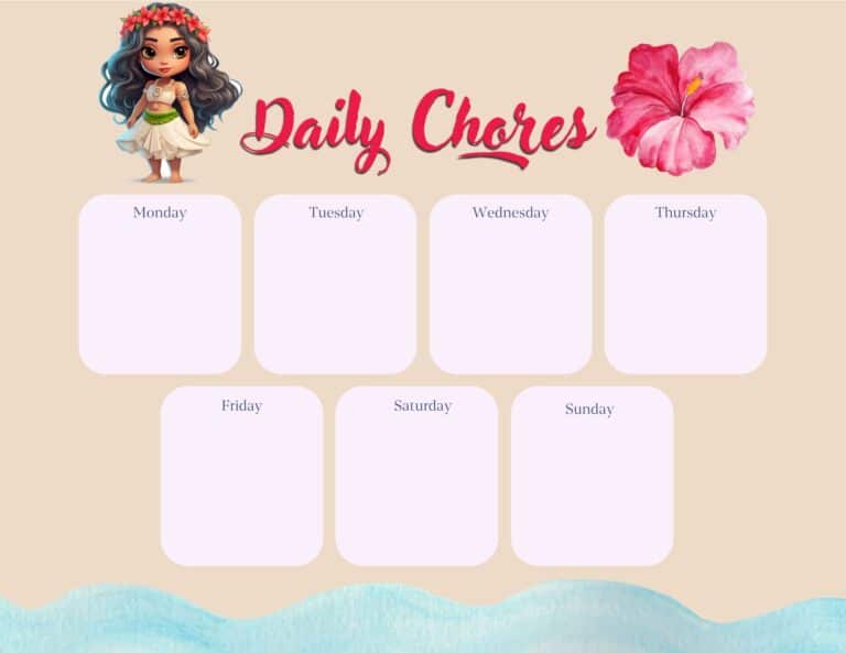 25+ Free Printable Chore Charts for Kids | Templates You Can Customize ...